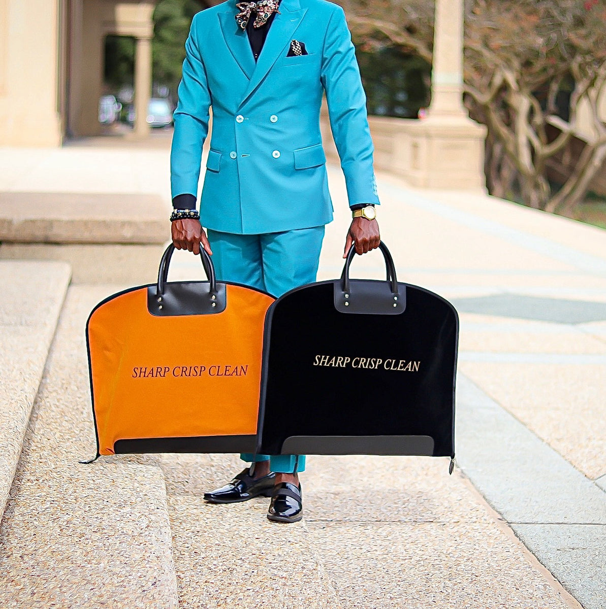 Gold Luxury Custom Garment Bag